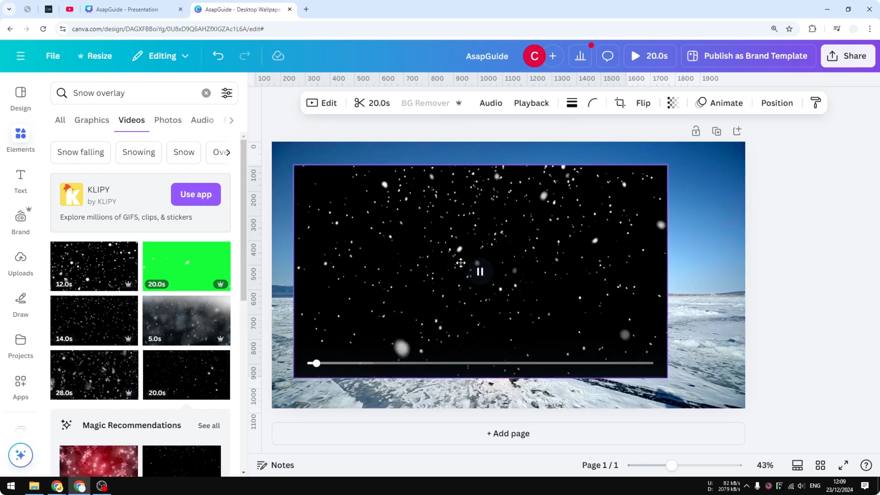 How to Add a Video Overlay in Canva